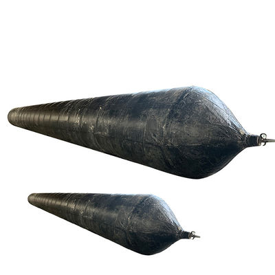 Smooth Rubber Marine Air Bag Cylindrical Shape For Ship / Vessel / Docking