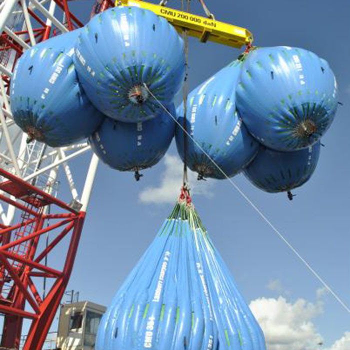 1T - 150T Capacity Water Bags For Crane Load Test, Crane Water Weight Bags